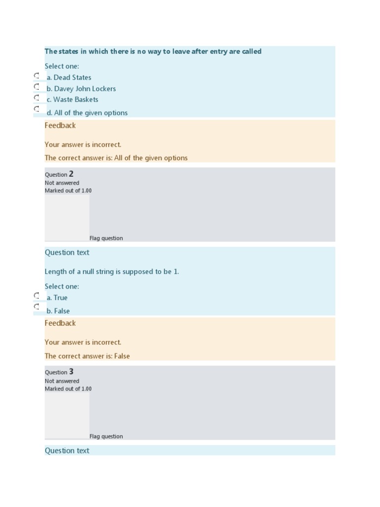 Theory of Automata Paper | PDF | Question | Notation
