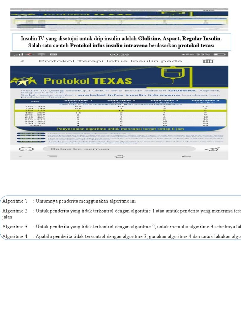 Protokol Infus Insulin Texas | PDF