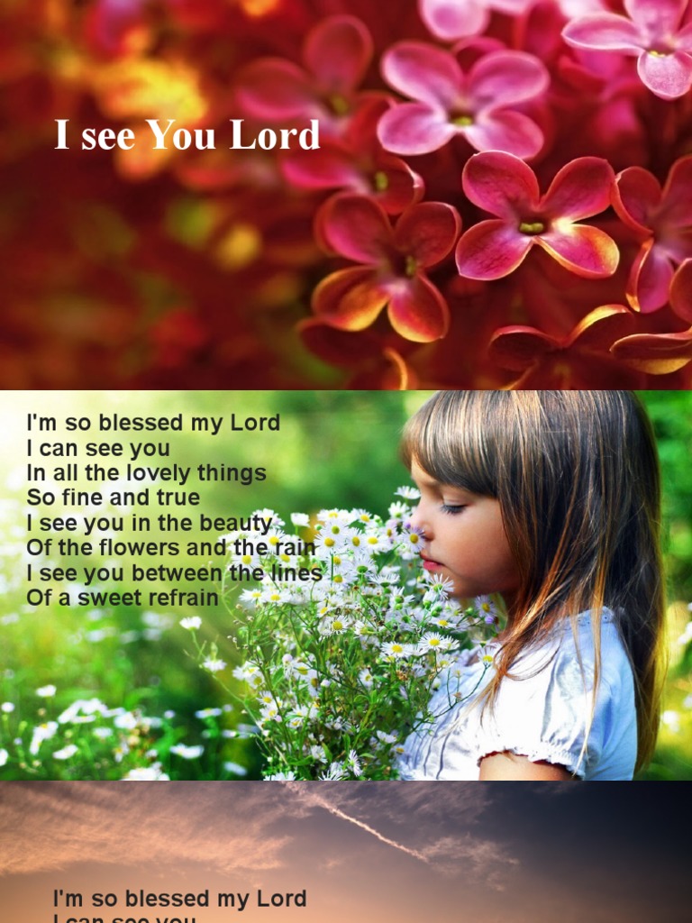 I See You Lord | PDF