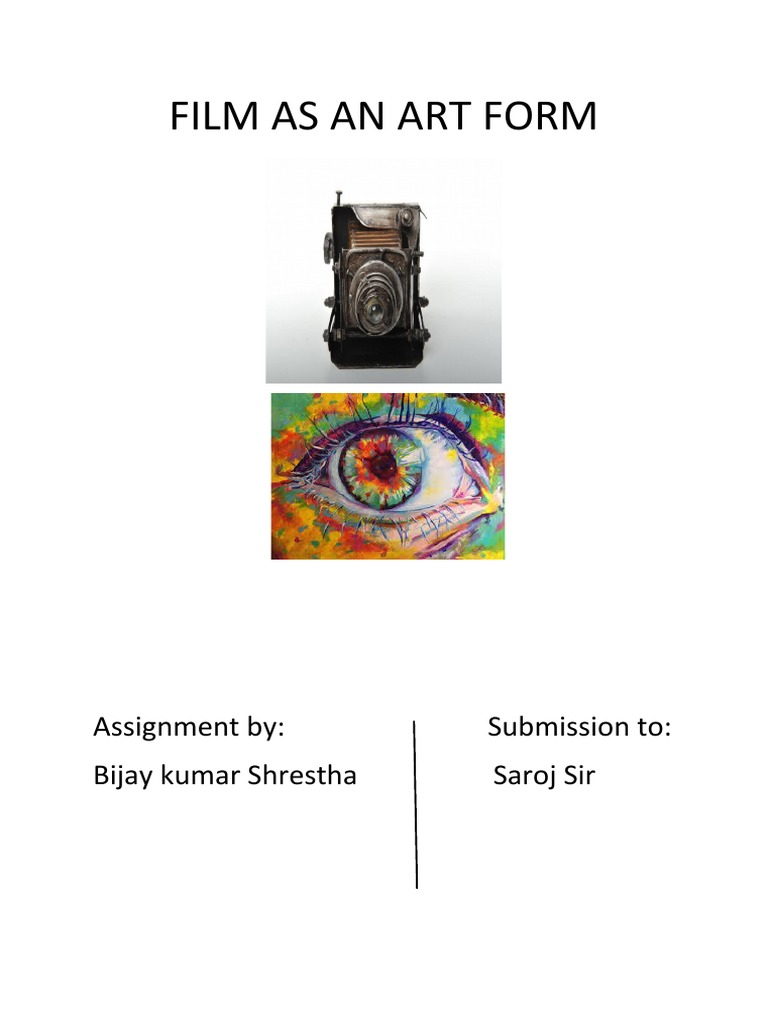 Notes of Film As An Art Form-1 | PDF | Cinema