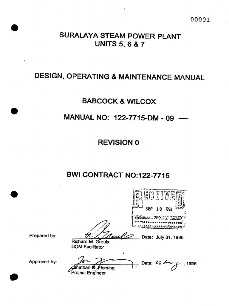 Manual Book ESP Unit 6 PLTU Suralaya | PDF