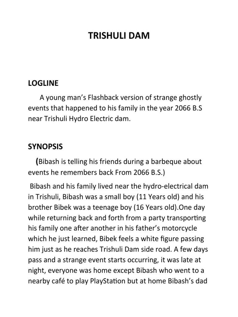 Trishuli Dam: Logline | PDF