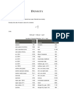 Ammonia Density at 20°C: Data Table | PDF | Technology & Engineering