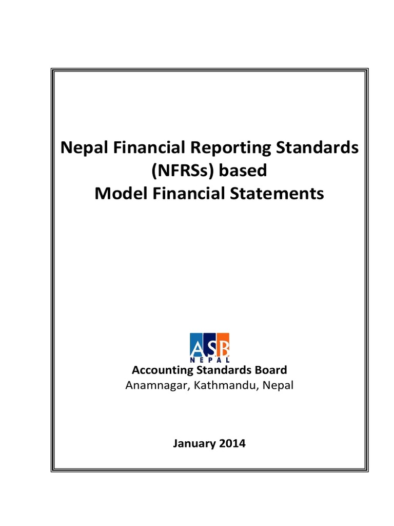 Model Financial Statements-ASB-2013 - With Live Data (Final) | PDF ...