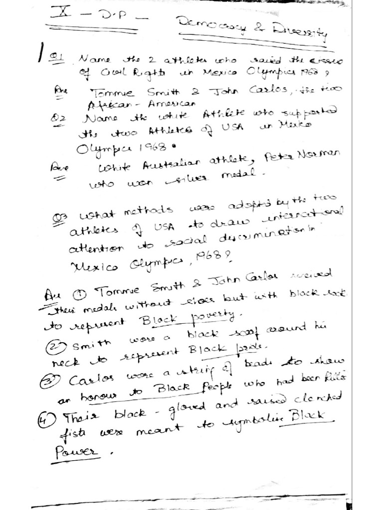 Democracy and Diversity Notes | PDF