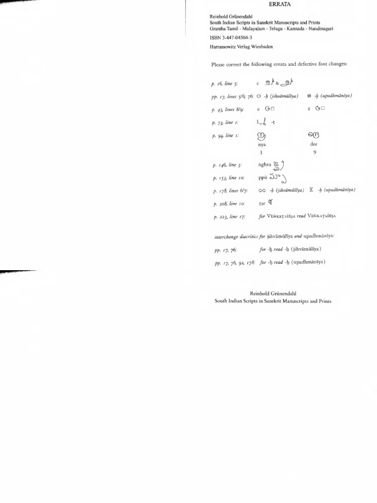 South Indian Scripts in Sanskrit Manuscripts and Prints - Text PDF ...