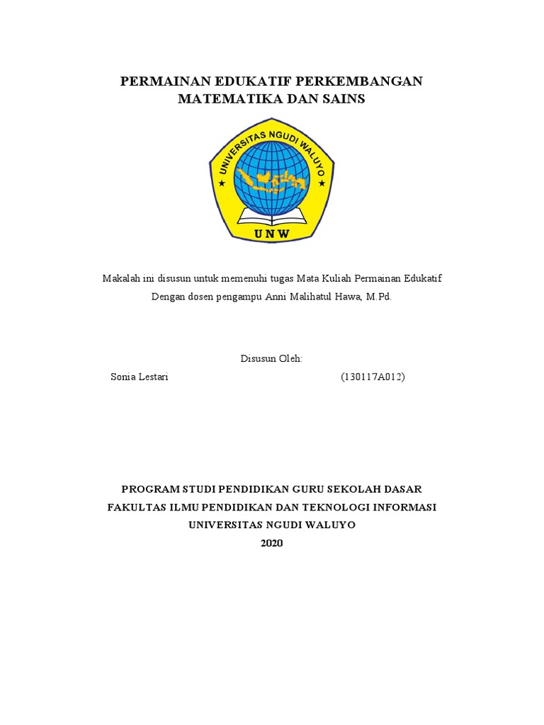 Game Permainan Edukatif Perkembangan Ipa SD Kelas 5 | PDF