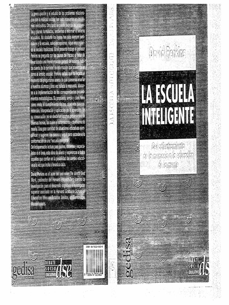 PERKINS-La-escuela-inteligente-Libro Completo Regular PDF | PDF