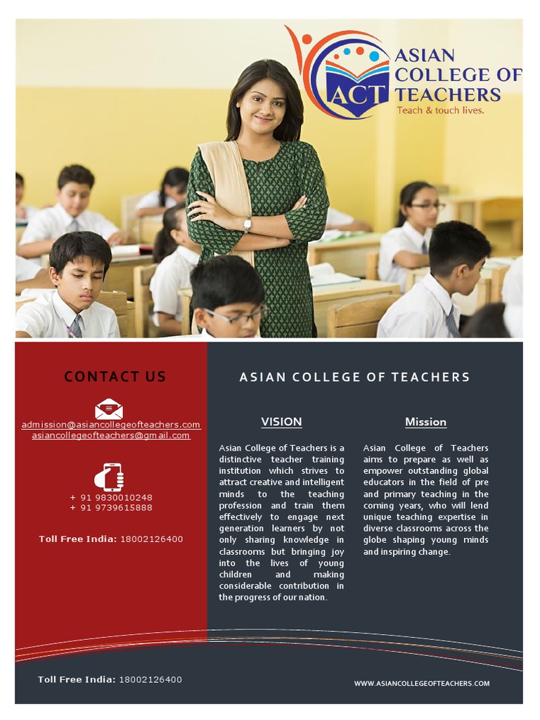 Brochure | PDF | Montessori Education | Teacher Education