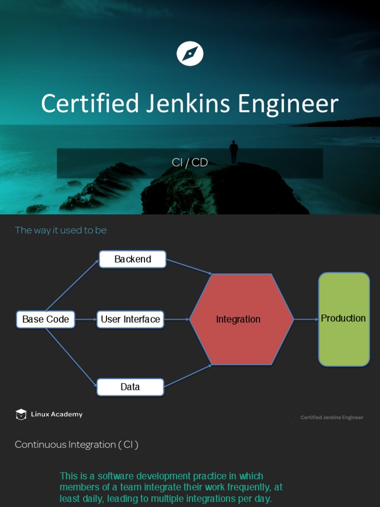 Certified Jenkins Engineer: Ci / CD | PDF | Software Development ...
