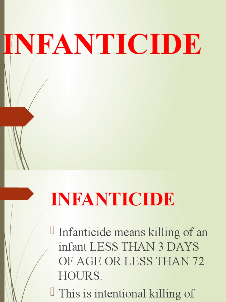 Chapter 26 INFANTICIDE | PDF | Child Abuse | Fetus