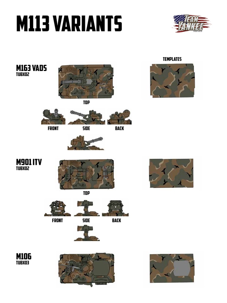 MERDC Templates Variants