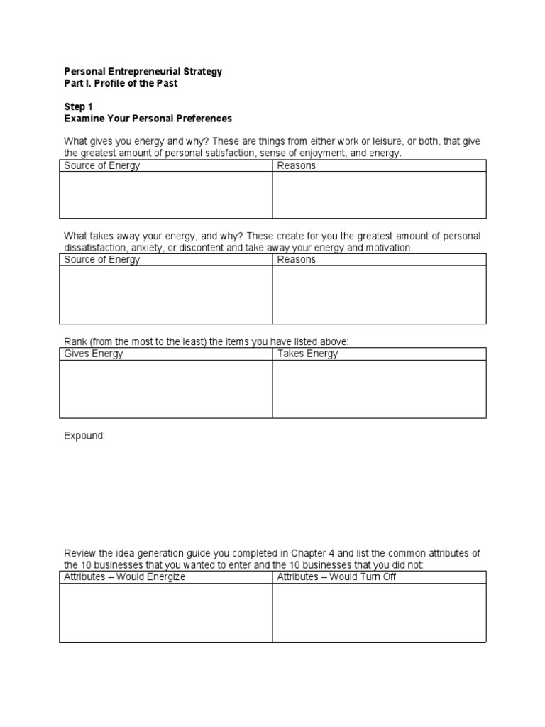 Entrep Midterm Paper - Template | PDF | Entrepreneurship | Goal