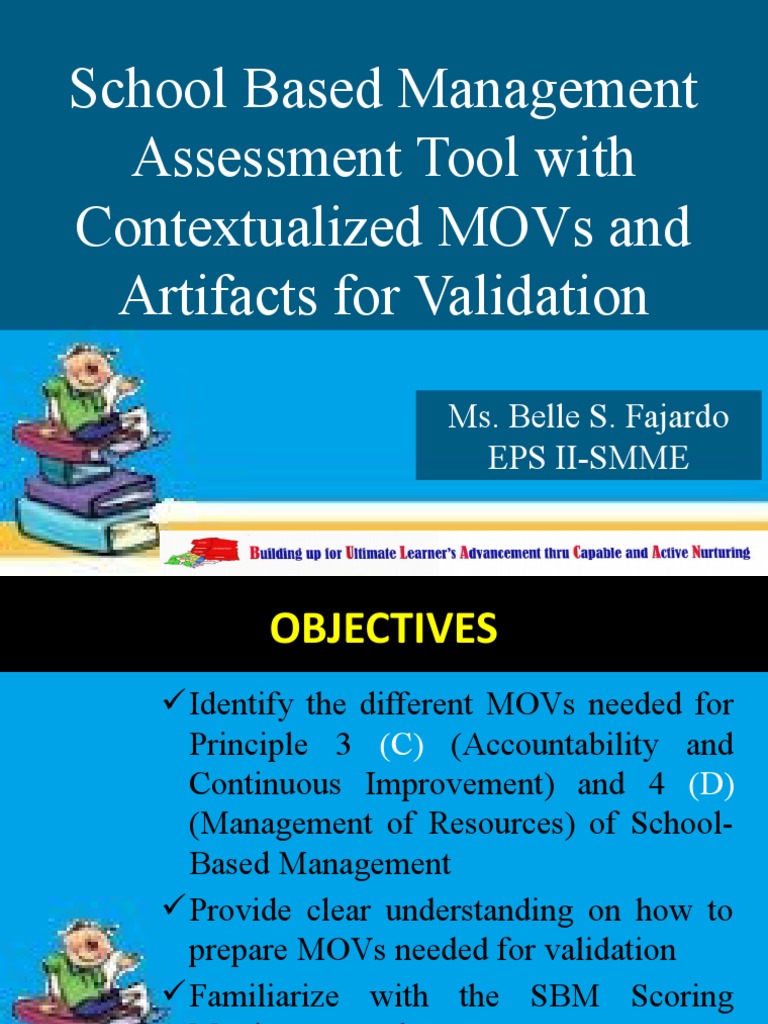 Principle 3 and 4 School-Based Management (SBM) Assessment Tool With | Download Free PDF ...