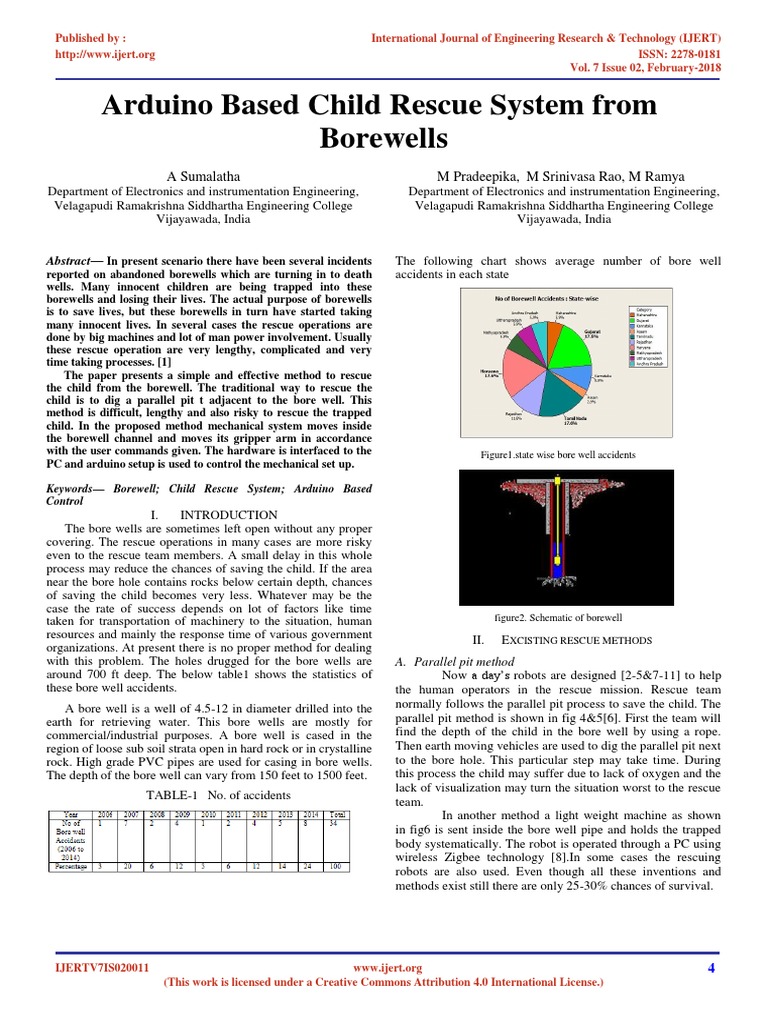 Arduino Based Child Rescue System From Borewells IJERTV7IS020011 PDF ...