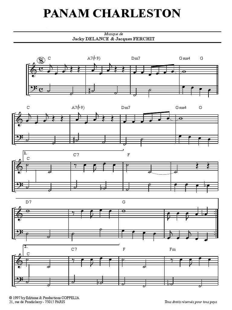 Panam Charleston: Jacky DELANCE & Jacques FERCHIT | PDF