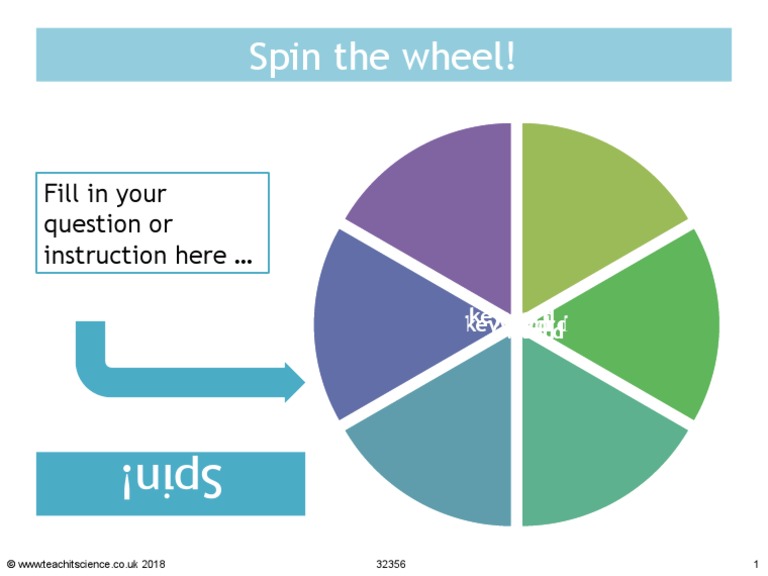 Spin The Wheel!: Fill in Your Question or Instruction Here | PDF