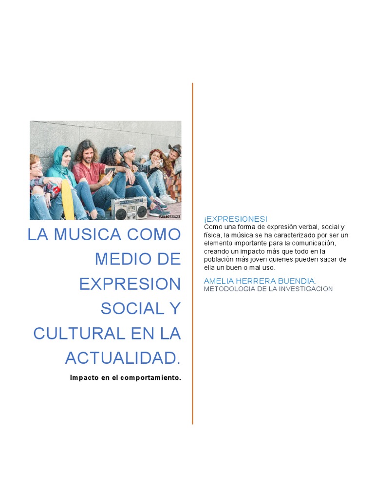 La Musica Como Expresion Social | PDF | Comunicación | Sociedad