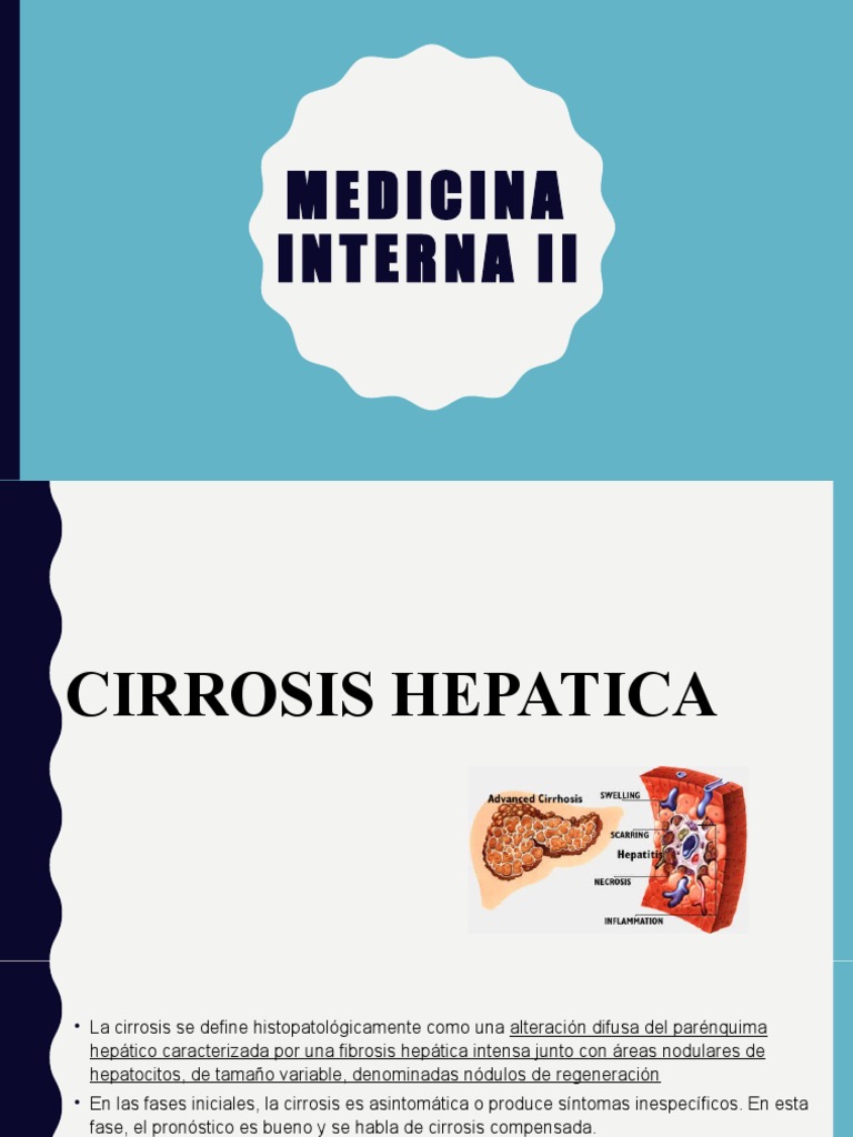Medicina Interna Ii Cirrosis Hepatica | PDF | Cirrosis | Hepatitis