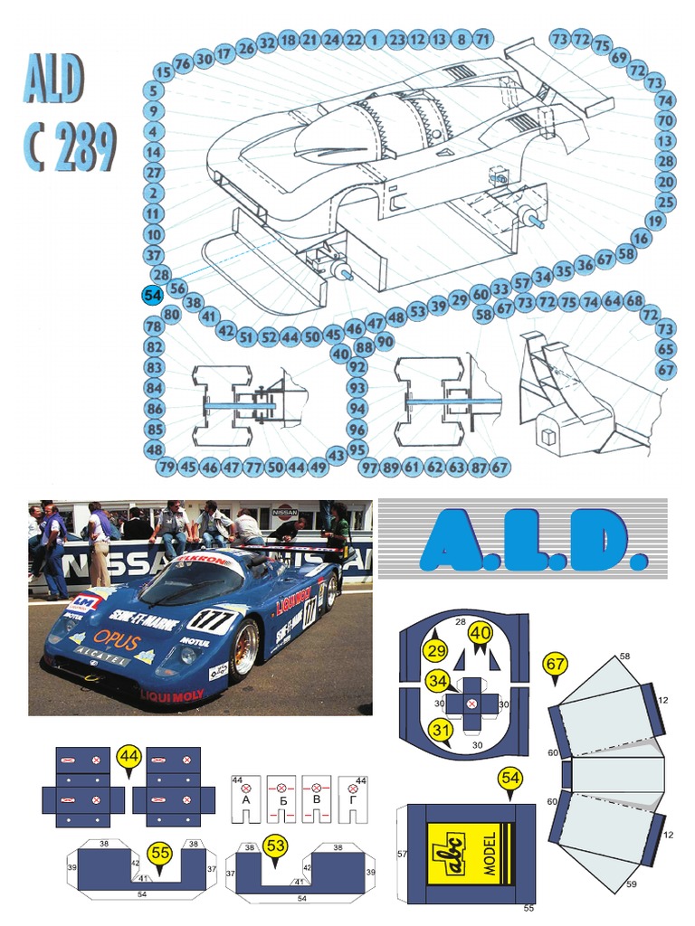 ALD C289 Paper Car Vehicle Paper Model PDF | PDF