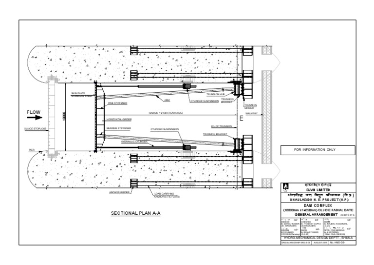 5.S05-SLUICE RADIAL GATE (2of2) - Model | PDF | Civil Engineering | Nature