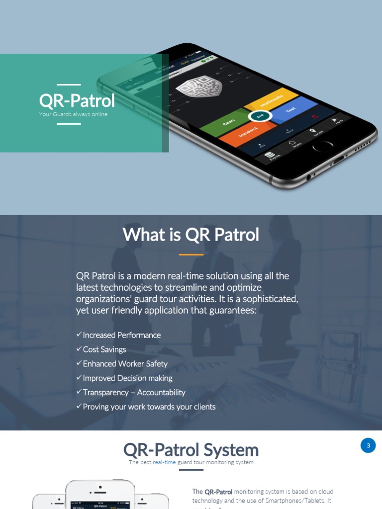 QR-Patrol: Your Guards Always Online | PDF | Qr Code | Ios