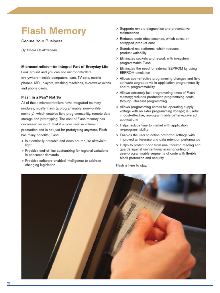 Flash Memory: Secure Your Business | PDF | Flash Memory | Microcontroller