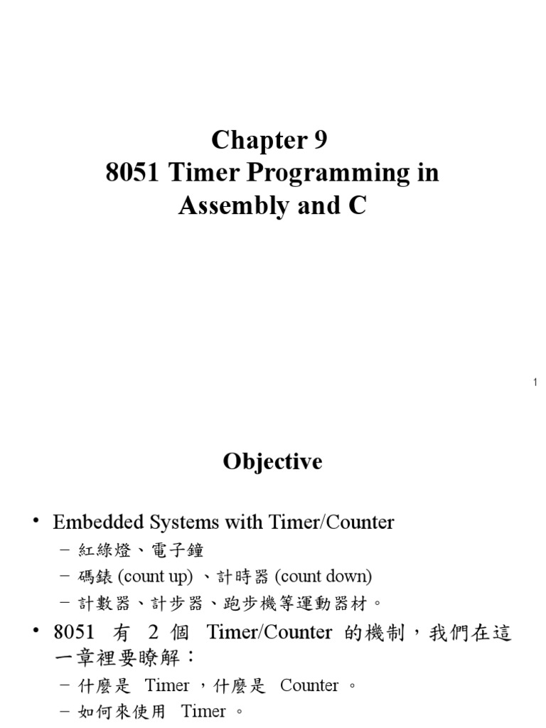 Different Modes of Timer Programs & Counters1 | PDF | Manufactured ...