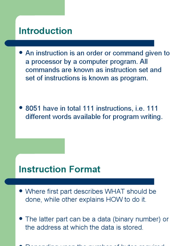 Control Transfer Instructions and Programming Using 8051 Microcontrolle ...
