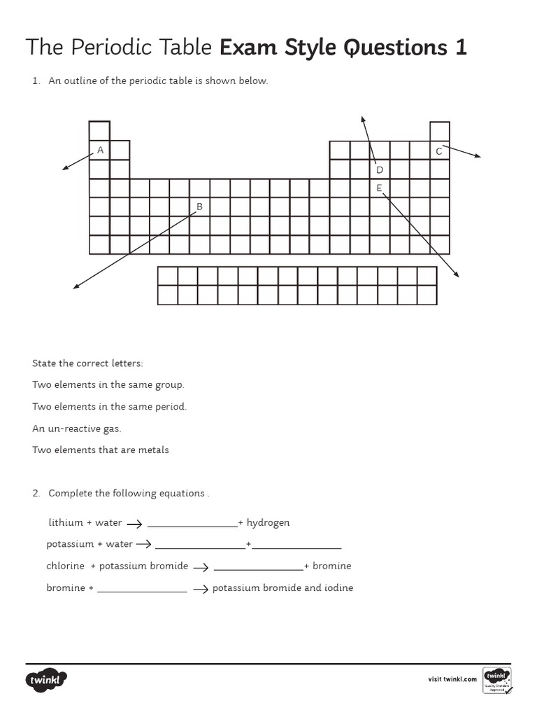 Exam Style Questions 1 PDF | PDF