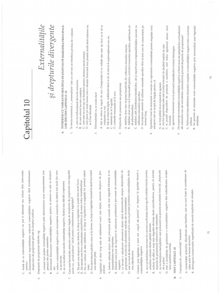 Teste Aplicatii-Modul de Gandire Economic | PDF