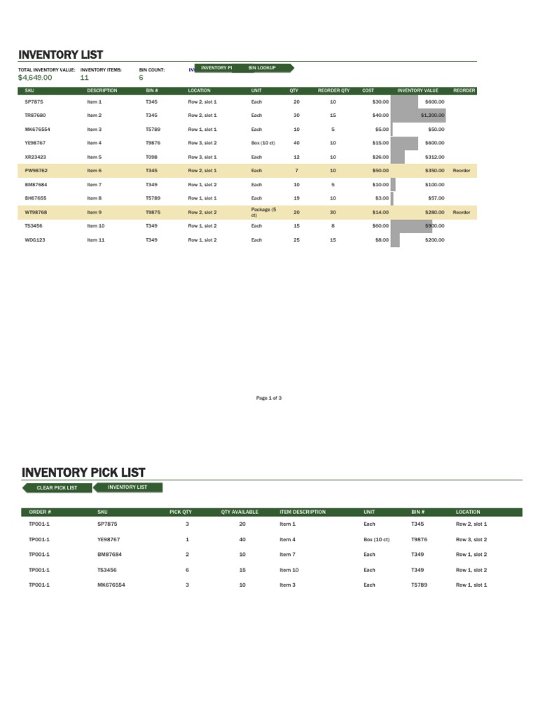App Sheet Warehouse Inventory | PDF | Industries | Business