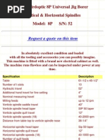 Spesifikasi RIG JACKRO S175 | PDF | Drilling Rig | Pump