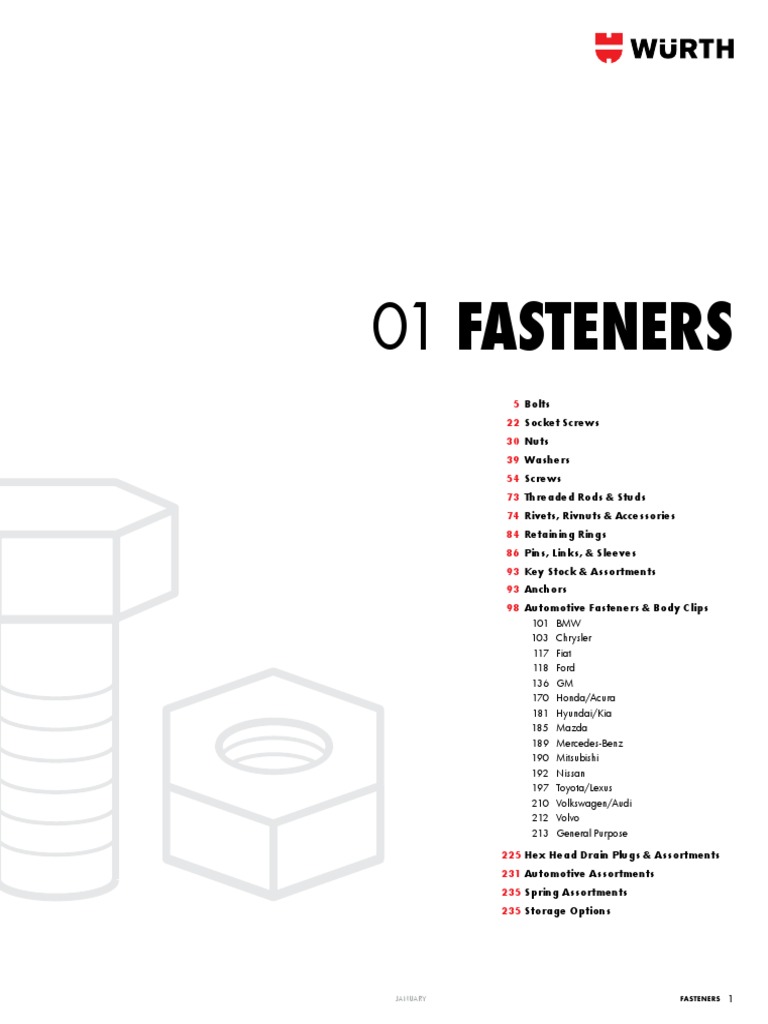 Fasteners PDF | PDF | Screw | Stainless Steel