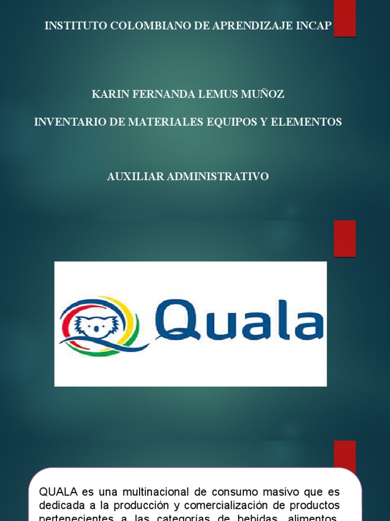 QUALA | PDF | Alimentos | Comida y bebida