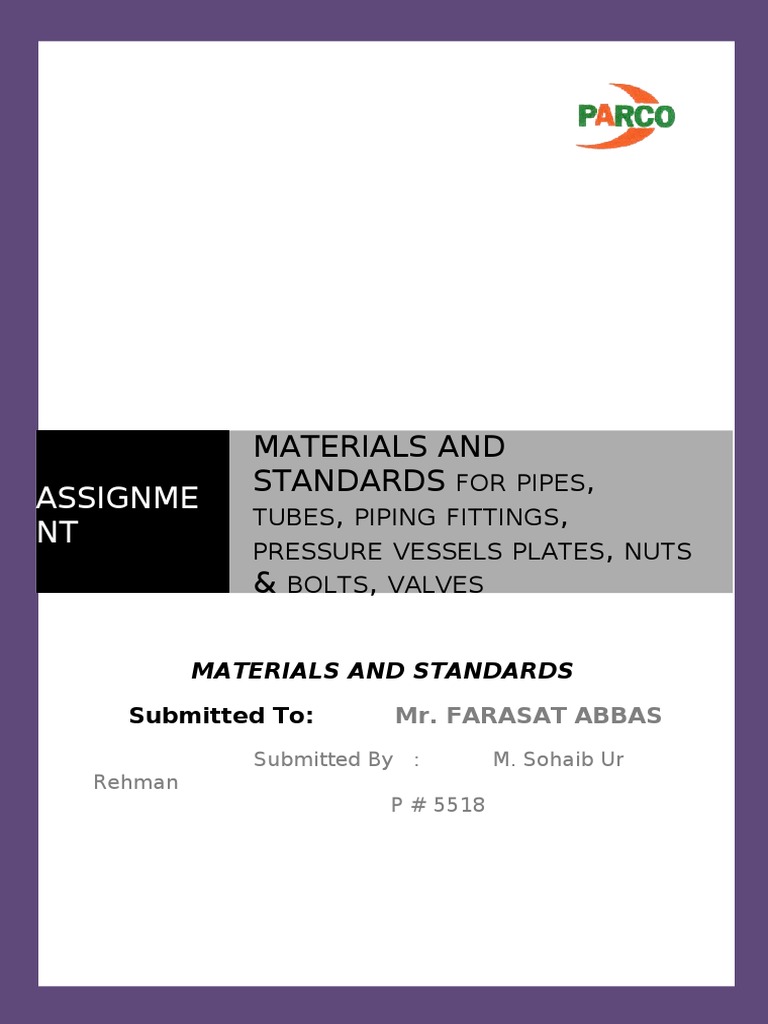 ASTM Material Standards for Steel Pipes | PDF | Stainless Steel | Steel
