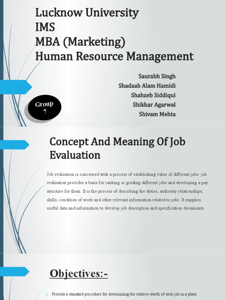 Lucknow University IMS MBA (Marketing) Human Resource Management | PDF ...