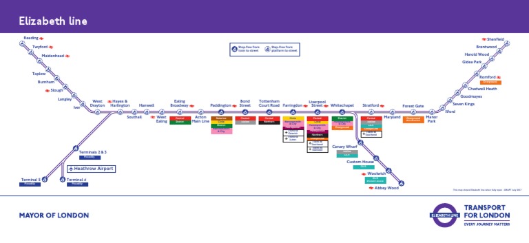 Elizabeth Line When Fully Open PDF | PDF | England | Rail Infrastructure