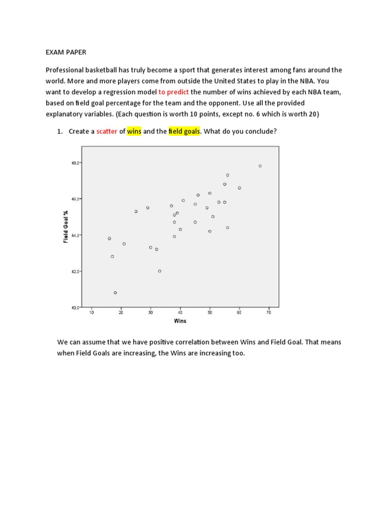 Nba SPSS | PDF | Correlation And Dependence | Multivariate Statistics