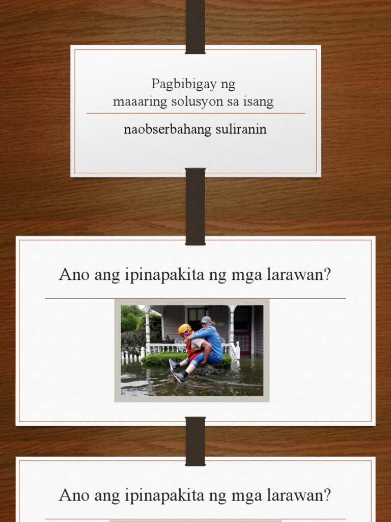 Pagbibigay NG Solusyon Sa Suliranin | PDF