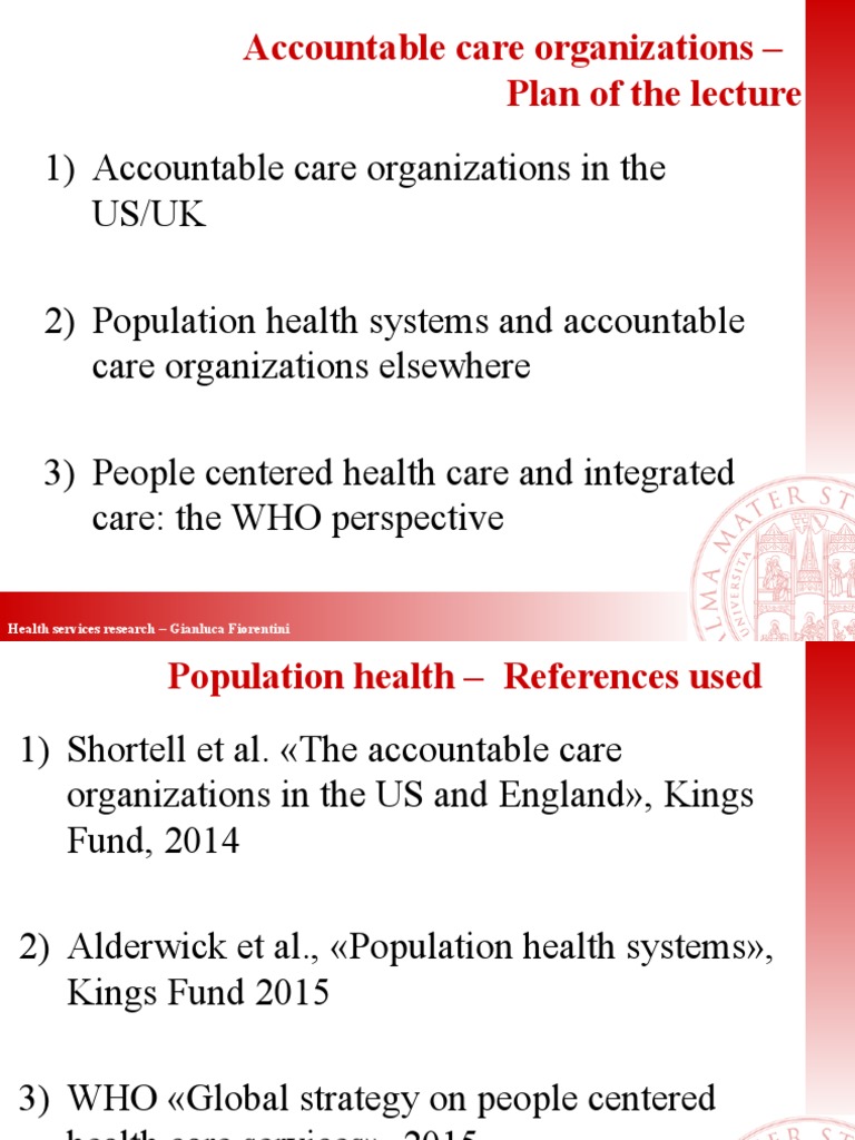 Accountable Care Organizations 3 | PDF | Health Economics | Medicine