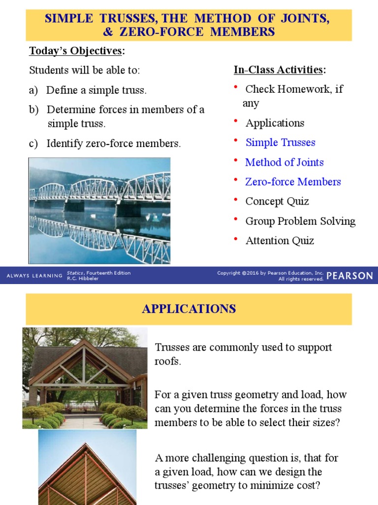 Chapter 4 - Part 1 | PDF | Truss | Force