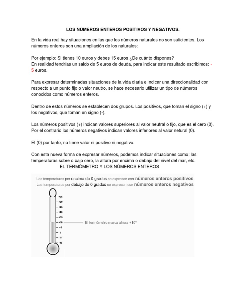 Hojas De Trabajo Gratuitas Con Problemas De Palabras Con Números Enteros