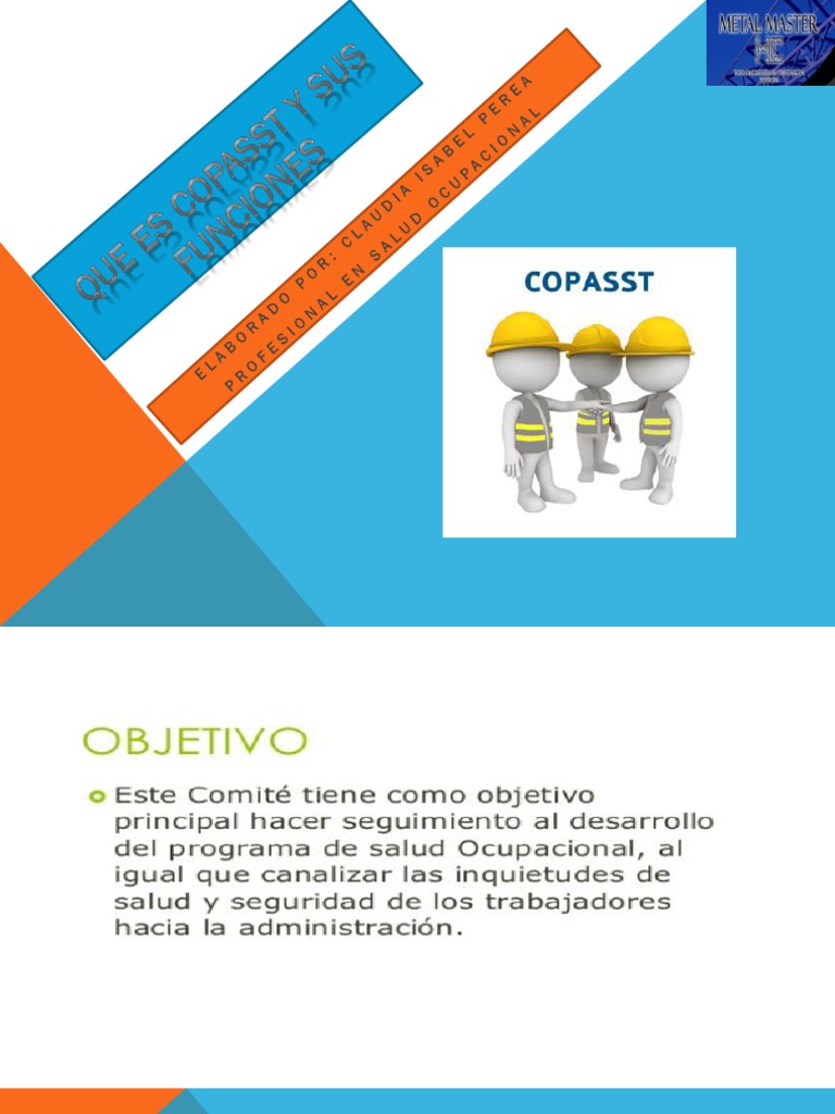 Que Es Copasst y Sus Funciones | PDF