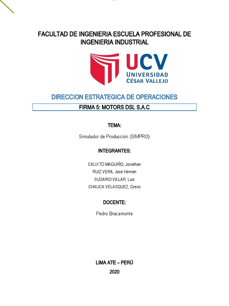 Informe Final Simpro | PDF | Inventario | Producción y fabricación