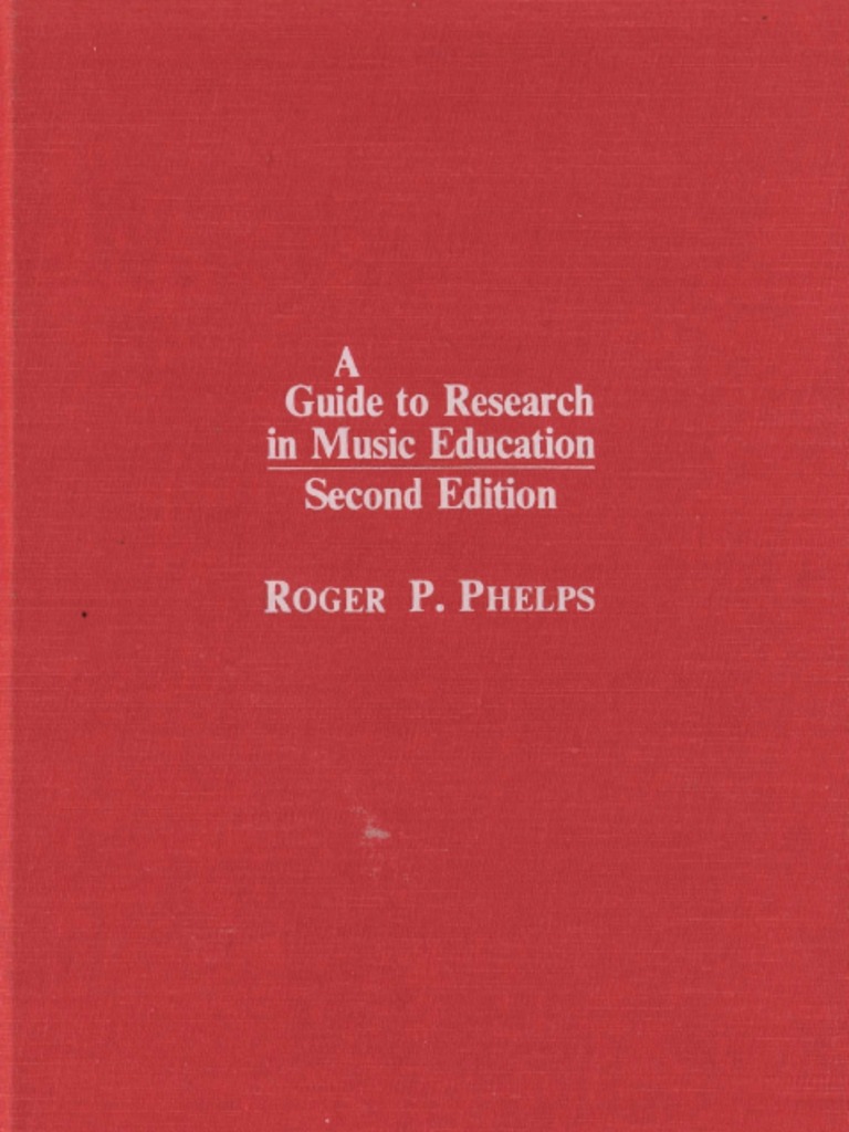 Guide To Research in Music Education PDF | PDF | Quantitative Research ...