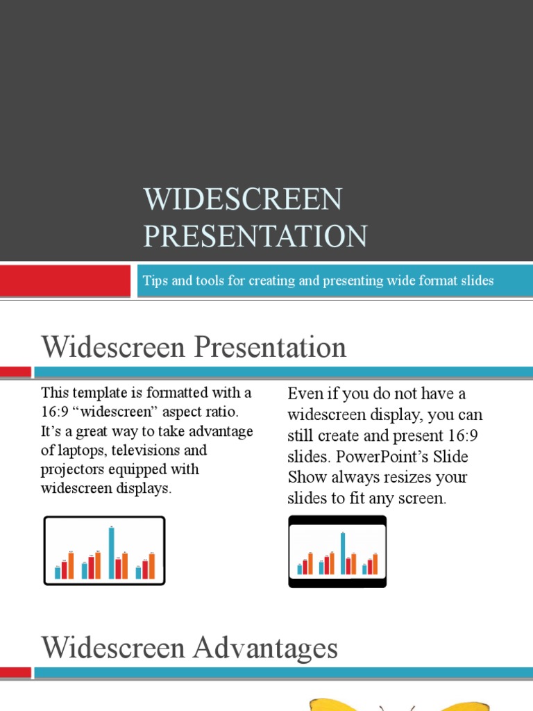 Widescreen Presentation: Tips and Tools For Creating and Presenting ...