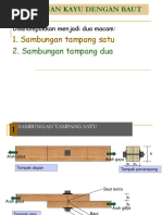 Lubang Baut Berdasarkan SNI 1729 | PDF