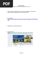 UWI Student Registration Guide | PDF | Login | World Wide Web