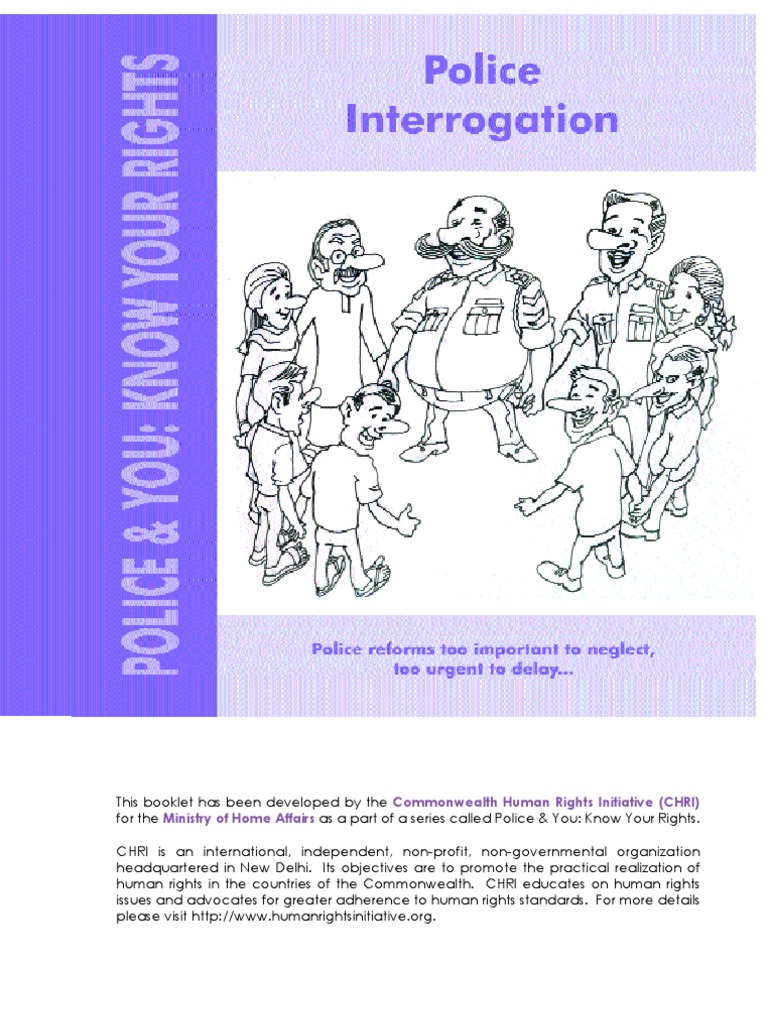 Police Interrogation | PDF | Writ | Interrogation